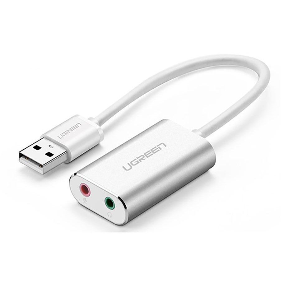 Cáp Chuyển USB Ra Mic + Audio Cao Cấp UGREEN 30143 | Shopee Việt Nam