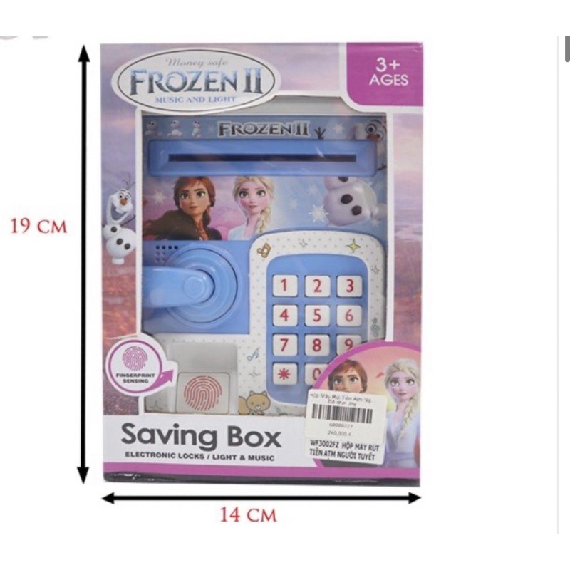 Hộp Ống Heo Atm Vân Tay Frozen - Dùng Pin | Shopee Việt Nam