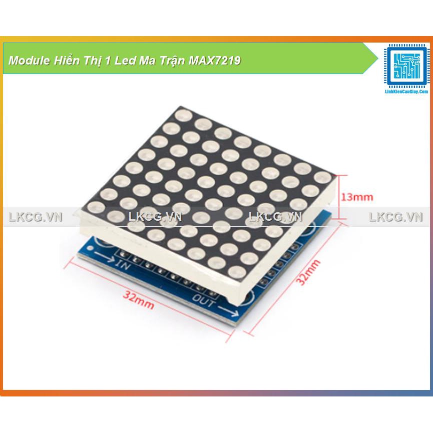 Module Hiển Thị 1 Led Ma Trận MAX7219 | Shopee Việt Nam