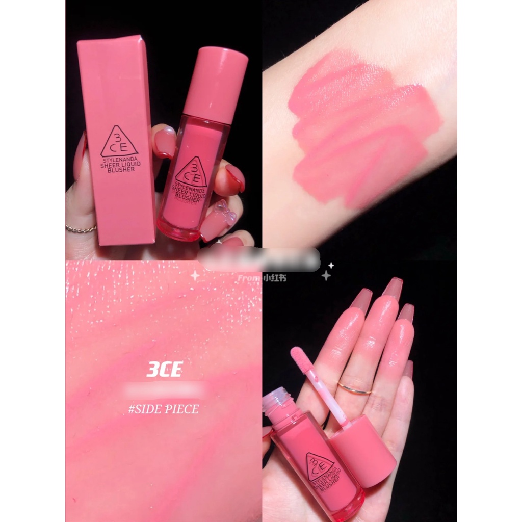 Má Hồng kem dạng bóng 3ce Sheer Liquid Blusher Dạng Kem [Side Piece ...