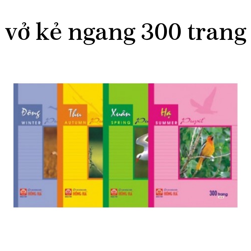 Vở kẻ ngang hồng hà 200 trang - B5 / A4 cao cấp - vở ô ly hồng hà học ...