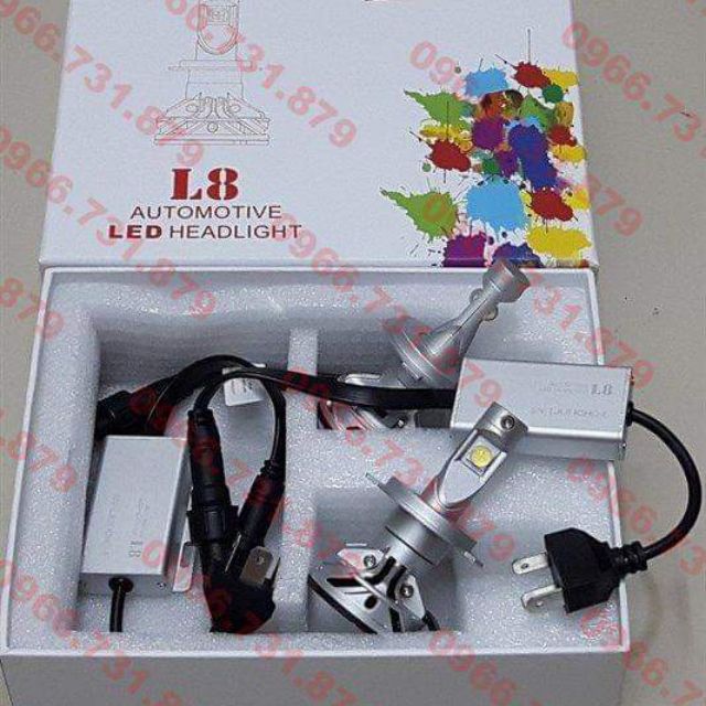 Đèn led L8 XHP70 _ pha led ô tô xe máy | Shopee Việt Nam