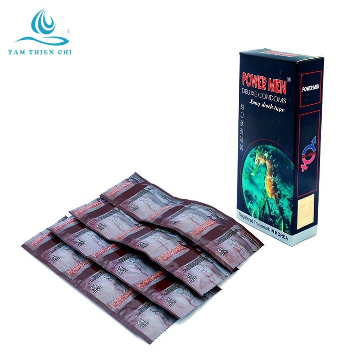 [BCS] [CHÍNH HÃNG] Bao cao su Powermen Cá ngựa hộp 12 cái | Shopee Việt Nam