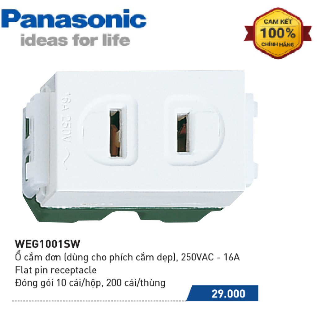 Combo 10 cái - Ổ Cắm (Dùng Cho Phích Cắm Dẹp) Dòng Wide Series ...
