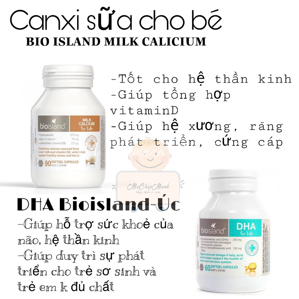 Viên uống Bio Island DHA bổ sung DHA cho bé | Shopee Việt Nam