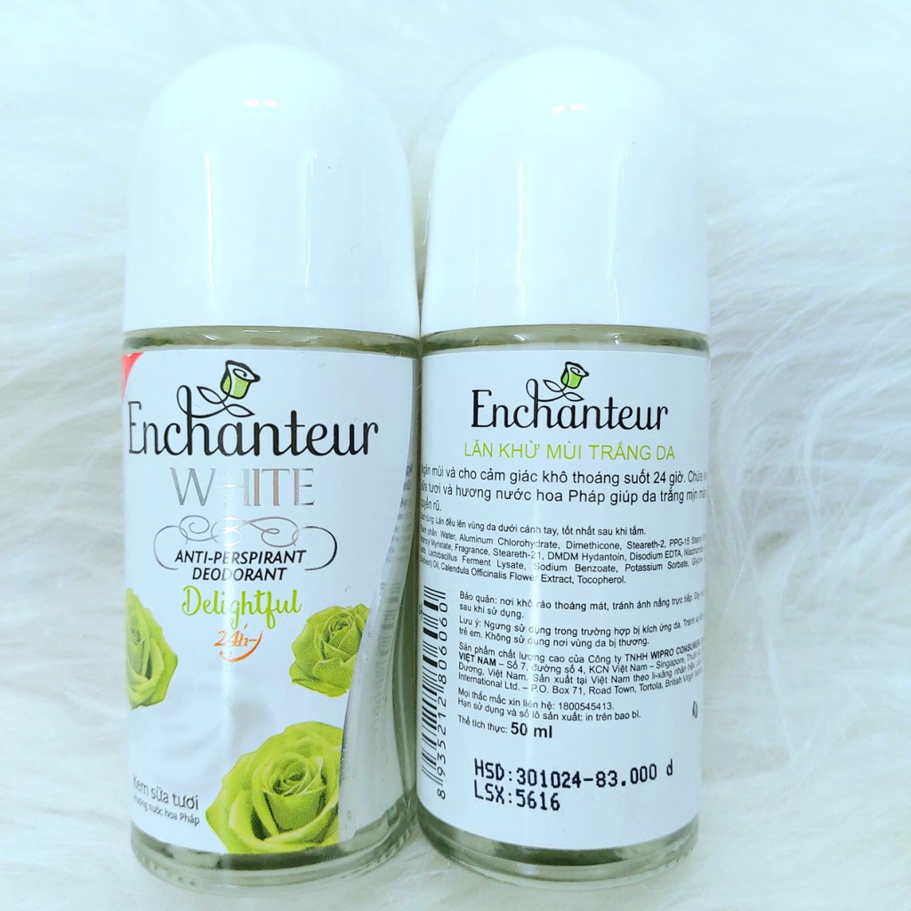 Enchanteur - Xịt - Lăn - Lăn Sáp Khử Mùi Hương Nước Hoa 150ml - 50ml ...