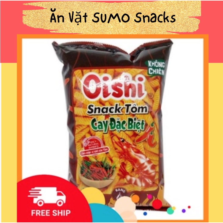 Bim Bim Snack Tôm Cay Oishi Đặc Biệt 75/80g-Ăn Vặt Sumo Snack | Shopee ...