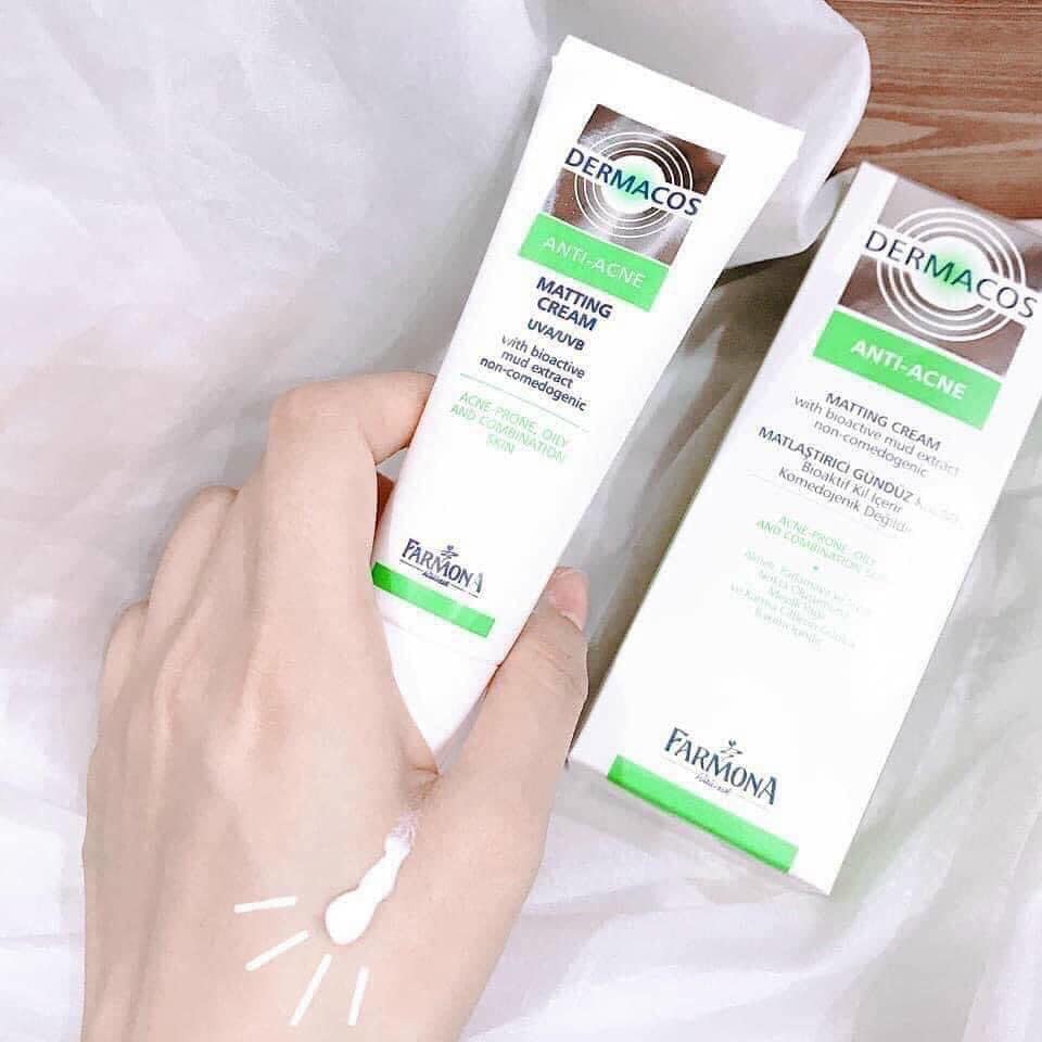 Kem Dưỡng Dermacos Anti Acne Matting Cream Kem Dưỡng Da Kiềm Dầu Ban ...