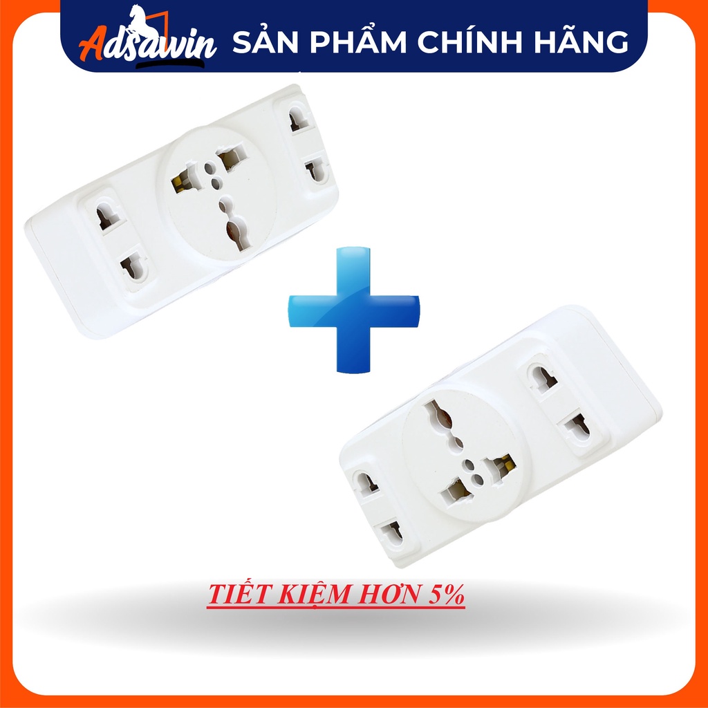 COMBO 2 CHIẾC Ổ CẮM ( PHÍCH CẮM) CHUYỂN ĐỔI 3 CHẤU CHIA 3 Ổ - AW3 ...