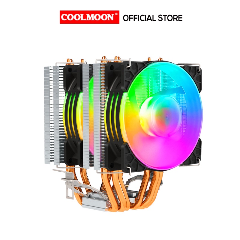 Tản Nhiệt Khí, Fan CPU Snowman M-X6 Magic Moon Led RGB Dual Fan - Hỗ ...