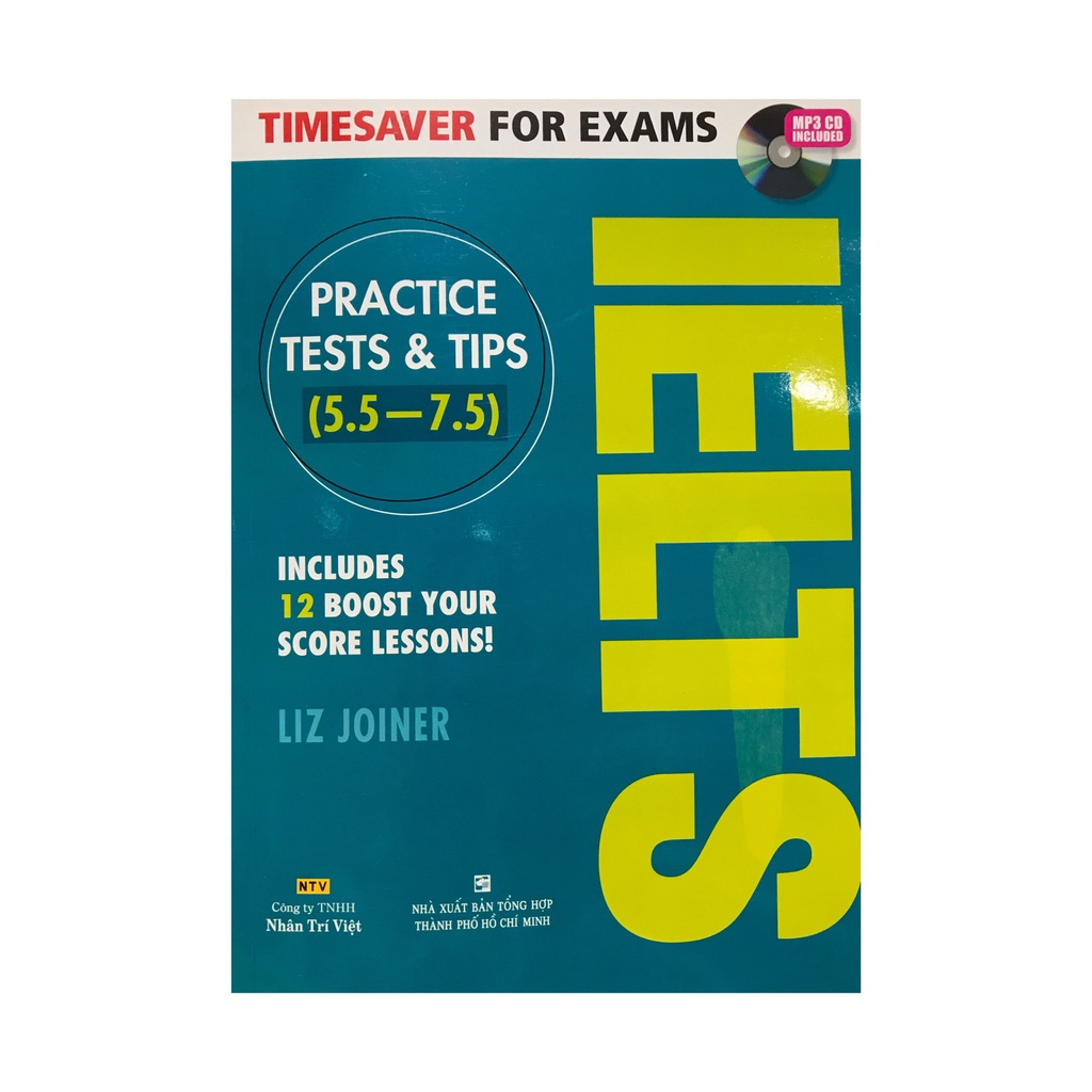 Sách - Timesaver for exams : Ielts Practice tests & tips 5.5-7.5 ( gồm ...