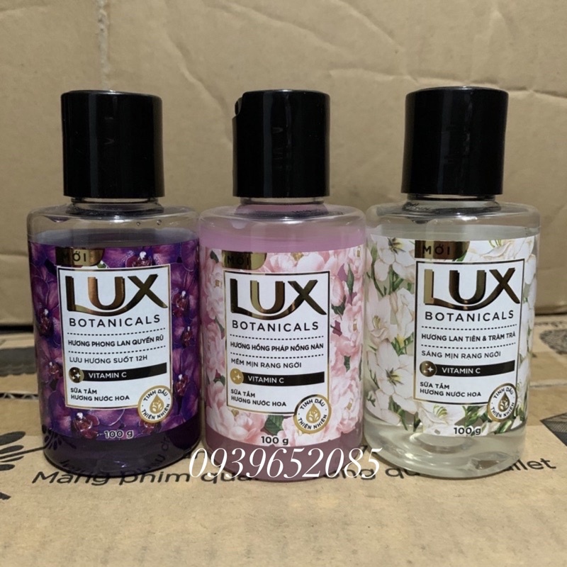 Sữa tắm Lux Botanicals hương hoa hồng pháp nồng nàn/phong lan quyến rũ/tràm trà 570g | Shopee ...