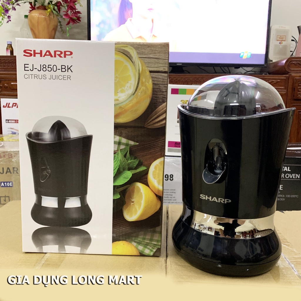 Máy Vắt Cam Đa Năng SHARP EJ-J850-BK Dung Tích Siêu Lớn 1.5L Hàng Chính ...