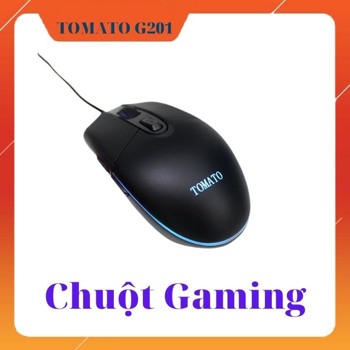 Chuột gaming TOMATO G201 chính hãng led 7 màu 20 triệu lượt click ...
