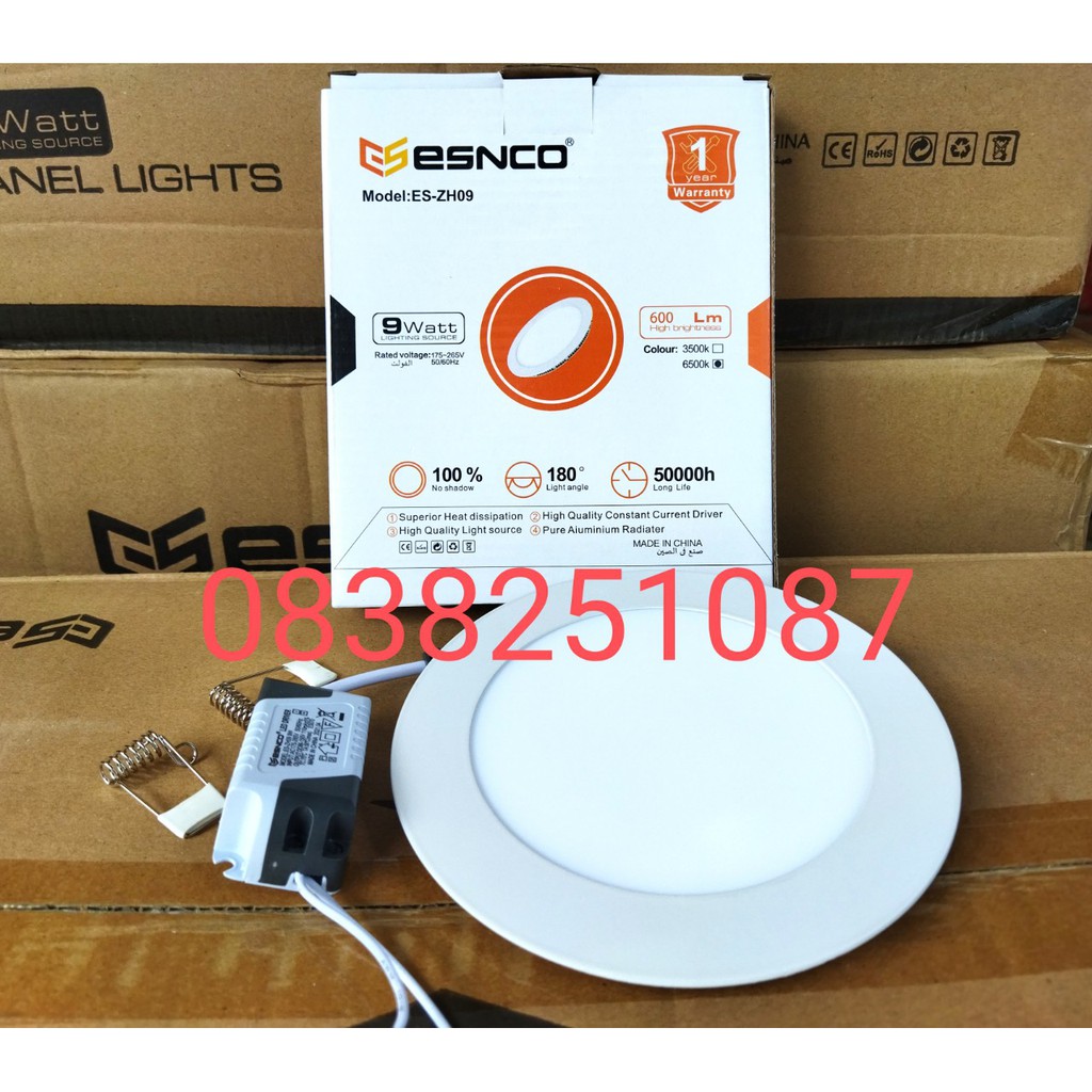 Bóng đèn led âm trần downlight 9W ESNCO | Shopee Việt Nam