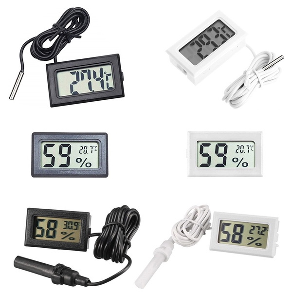 Lafvin Mini Digital LCD Cảm biến nhiệt độ Máy đo độ ẩm Nhiệt kế Máy đo ... Lafvin Mini Digital LCD Cảm biến nhiệt độ Máy đo độ ẩm Nhiệt kế Máy đo ...