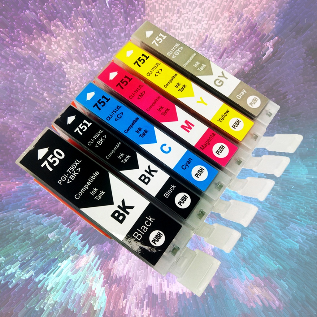 Hộp mực in dành cho Canon PGI750/ CLI751/ IX6770/ MG5570/ MG7170/ MX727 ...