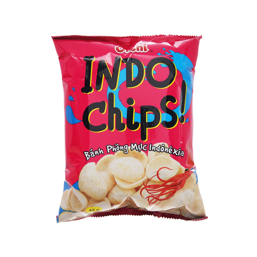 Bánh snack phồng mực Indonesia Oishi Indo Chips gói 40g | Shopee Việt Nam