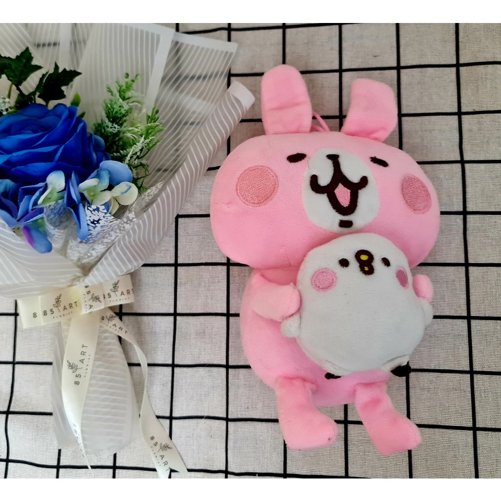 Gấu bông Kanahei thỏ Usagi và bạn gà Piske nhiều mẫu lông xù 15-40cm ...