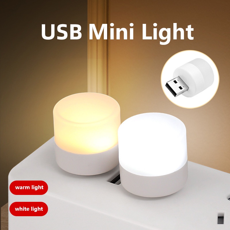 Đèn Led USB Mini 1W Dùng Nguồn Cổng USB 5V Có Ánh Sáng Trắng Và Ánh Sáng Vàng Bảo Vệ Mắt ...