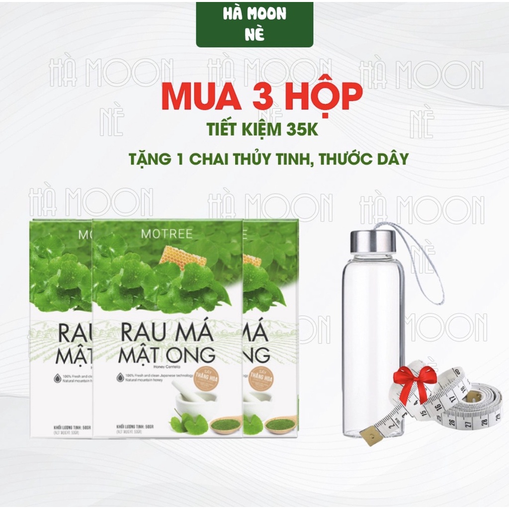 [CHÍNH HÃNG] Bột Rau Má Mật Ong MOTREE - Detox Thanh Lọc Cơ Thể Giảm Mụn 50gr | Shopee Việt Nam