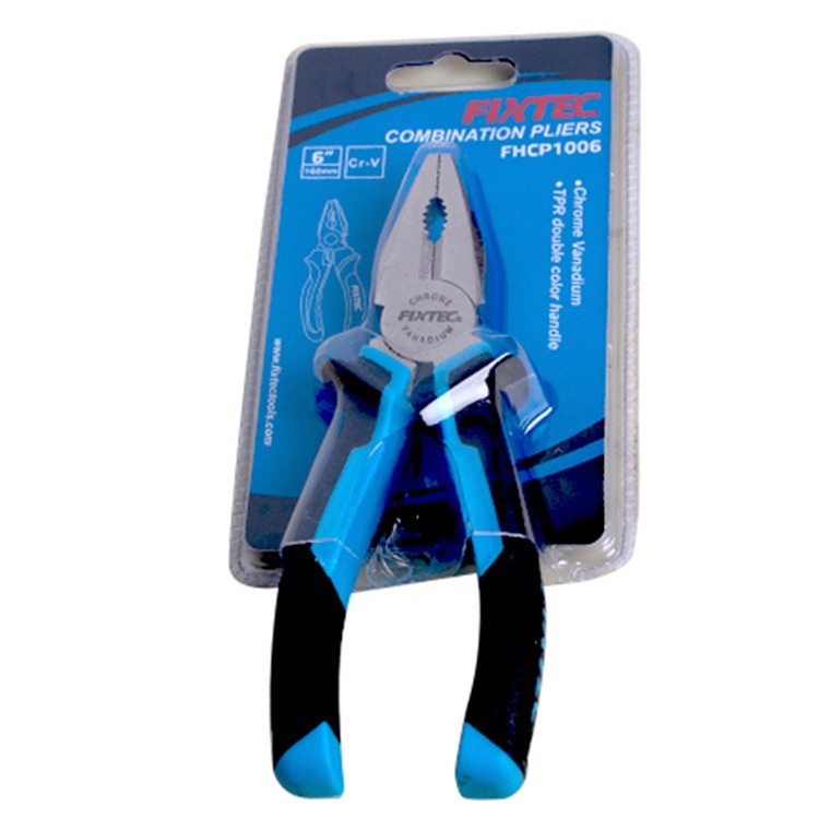 Kìm răng điện đa năng cao cấp FIXTEC FHCP1006 mũi vuông, chất liêu hợp ...