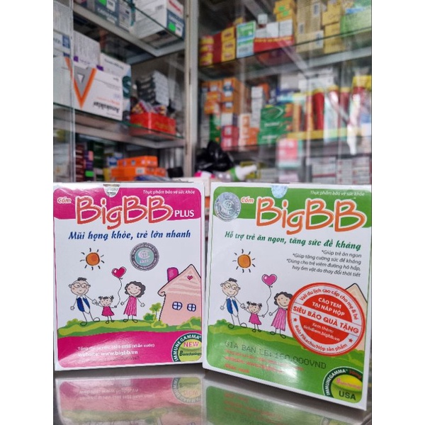 Cốm BigBB Xanh và Đỏ ( Hộp 16 gói ) - Cam Kết Bán Hàng Chính Hãng ...