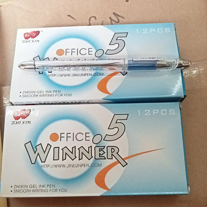 Hộp 12 bút gel trơn Office 0.5 Winner G 326 | Shopee Việt Nam