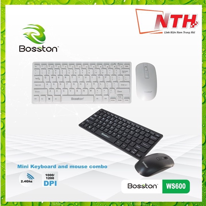 Combo Không Dây Mini Bosston WS600 | Shopee Việt Nam