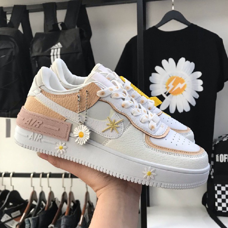 Set 1 Bộ Phụ kiện Hoa Cúc Giày NK Air Force 1 Shadow SE (T.N.L Store ...