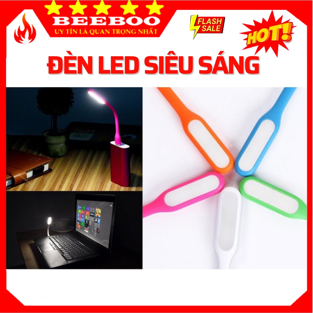 Đèn Led Mini USB siêu sáng, vỏ nhựa dẻo - cắm cổng USB sạc dự phòng ...