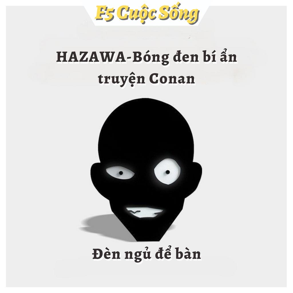Đèn ngủ để bàn hình HAZAWA bóng đen bí ẩn truyện Conan, đèn led trang ...
