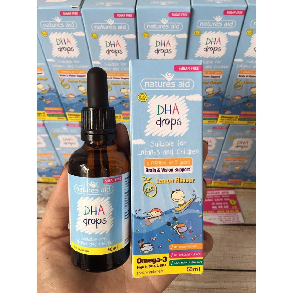DHA drop nhỏ giọt Natures aid 50ml | Shopee Việt Nam
