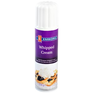 Kem dạng xịt whipped cream hiệu Emborg 250ml | Shopee Việt Nam