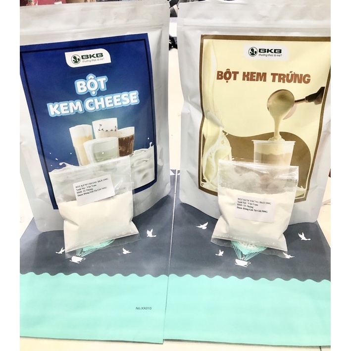 Bột kem cheese, kem trứng BKB 50g 100g(chia nhỏ từ gói 500g) | Shopee ...