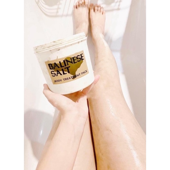 Bộ sản phẩm dưỡng da Nhật Bản - Tẩy da chết Balinese Salt, Kem ủ trắng ...