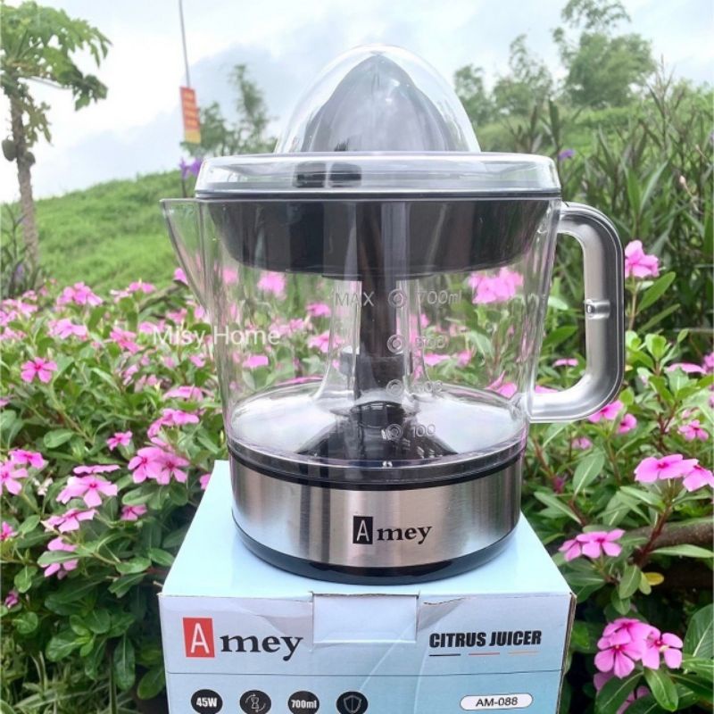 [FREESHIP] Máy vắt cam ép nước cam inox dùng điện AMEY Misy home vắt kiệt nước cực khỏe | Shopee ...