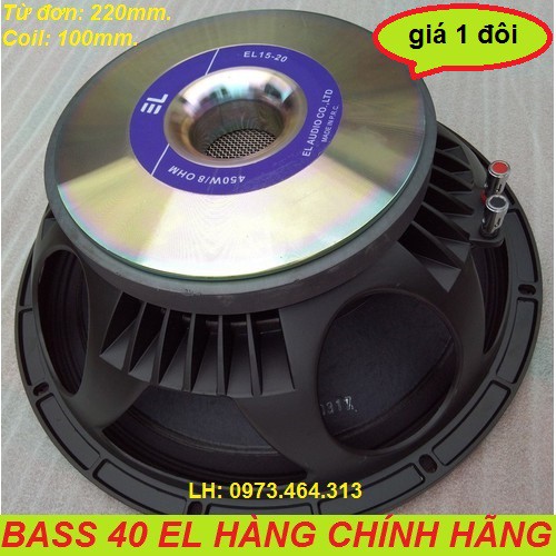 LOA BASS 40 EL CHÍNH HÃNG TỪ 220 COIL 100 CAO CẤP - GIÁ 1 ĐÔI | Shopee Việt Nam