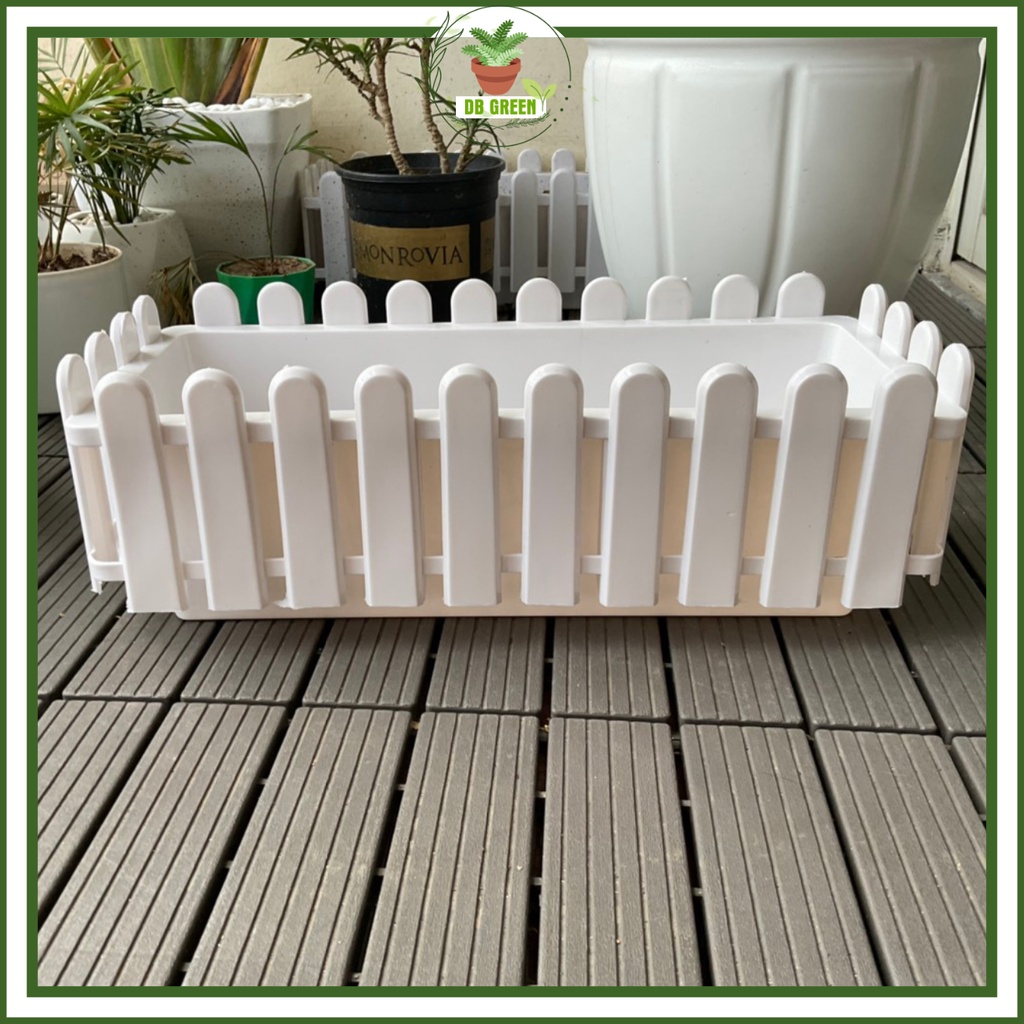 Chậu Hàng Rào Nhựa Trồng Hoa, Hàng Rào Nhựa Trồng Cây Ban Công Siêu ...