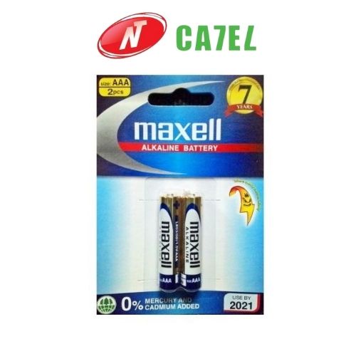 Pin AA/AAA Maxell Alkaline LR6(GD)2B 1,5V vỉ 2 viên chính hãng | Shopee ...