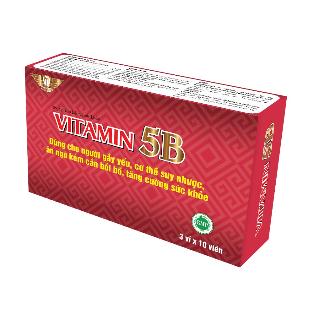 VITAMIN 5B: Bổ sung 4 loại vitamin nhóm B: B1, B2. B5. B6. B12 | Shopee Việt Nam