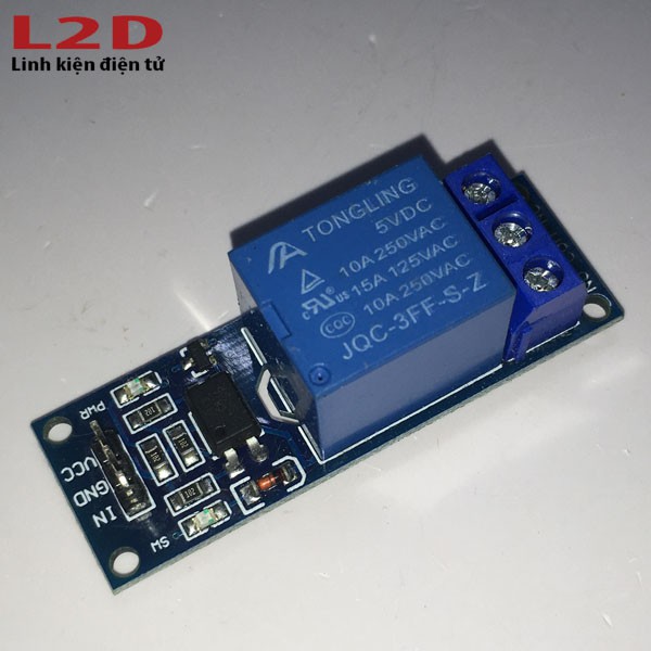 Module relay 5v 1 kênh có opto quang cách ly - rờ le 5v [L2D] | Shopee ...