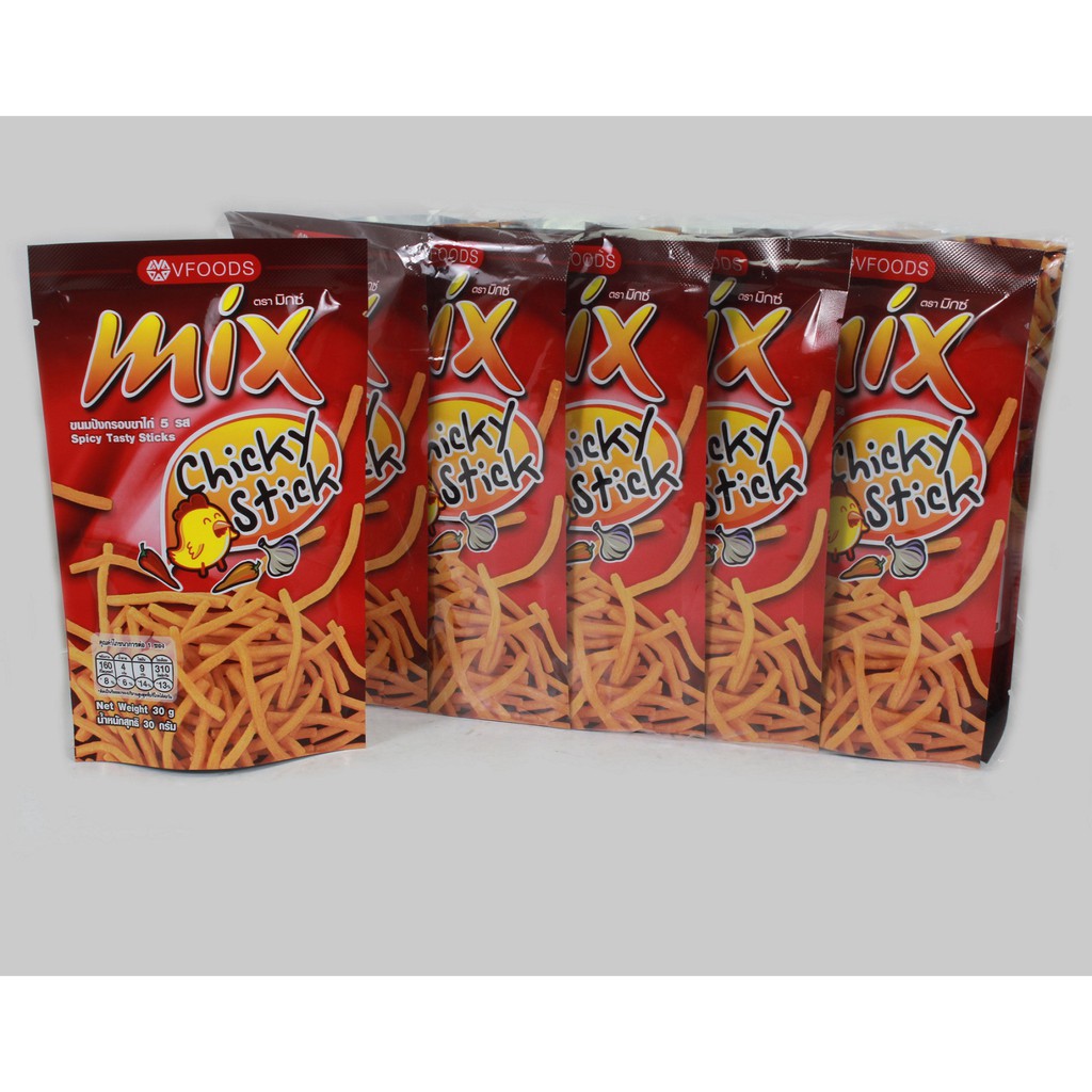 Combo 6 Bịch Tăm Mix Vfoods Chicky Stick 60gr | Shopee Việt Nam