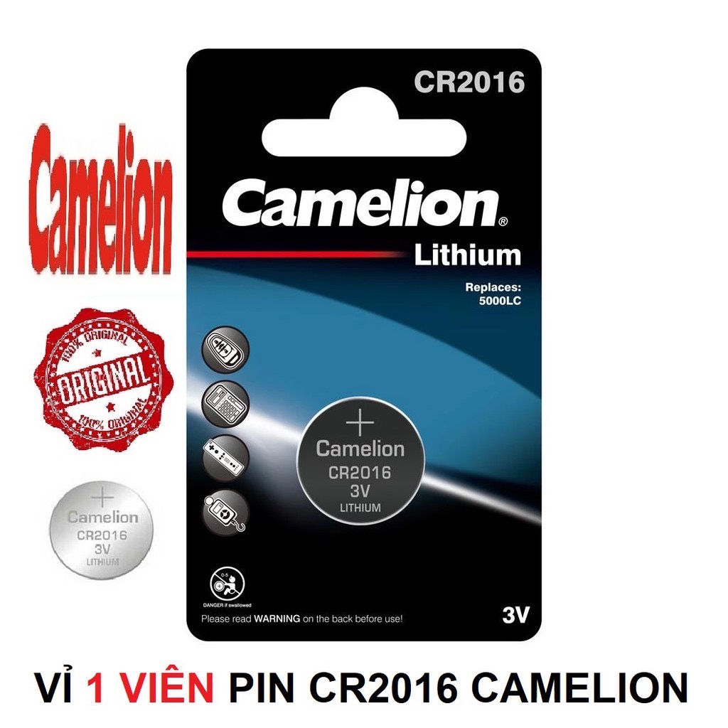 Pin Nút CR2016 Camelion Lithium Battery 3V - Cmos Camelion vỉ 1 viên | Shopee Việt Nam