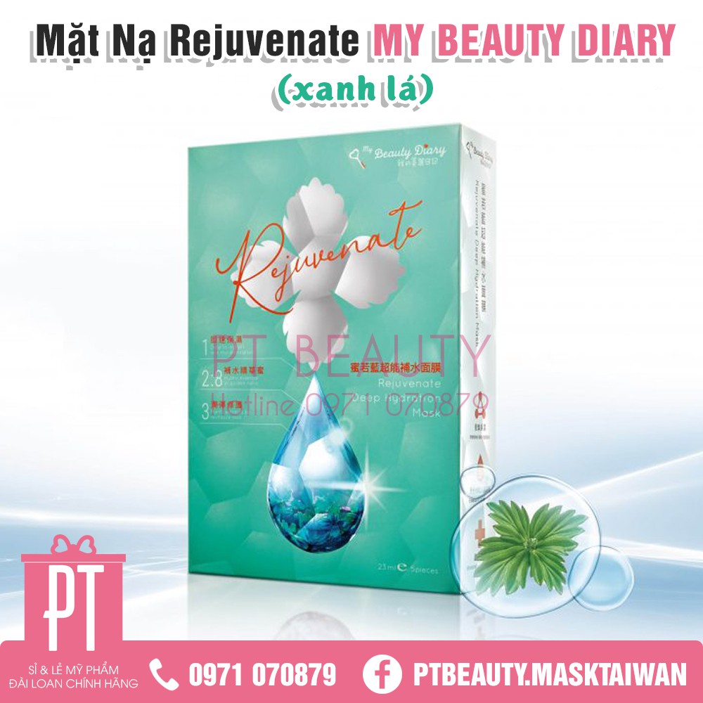 Mặt nạ My beauty Diary Rejuvenate Deep Hydration Đài Loan hộp 5 miếng | Shopee Việt Nam