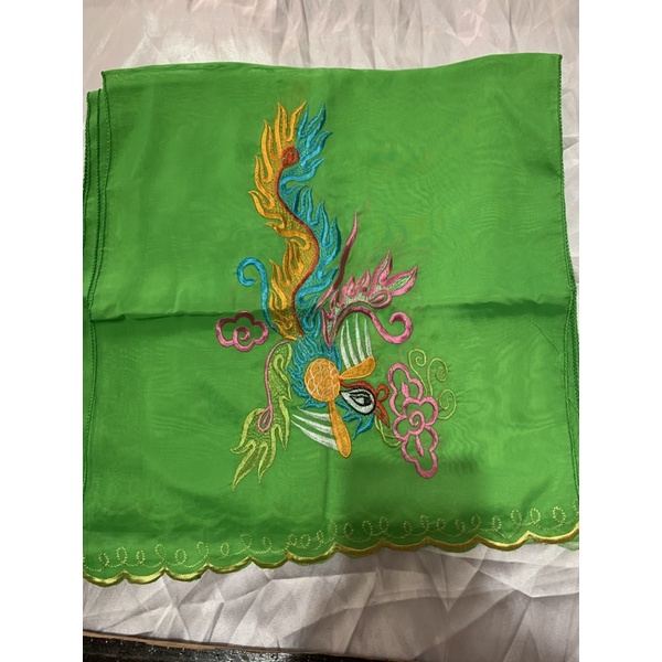 FREESHIP ĐAI hầu đồng hầu thánh 5 màu, đai van thêu phượng 2 đầu khăn ...