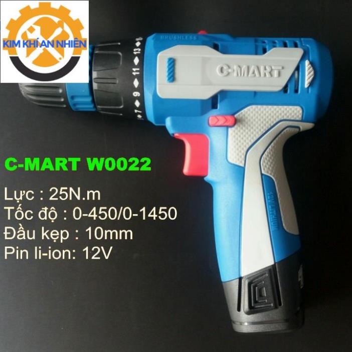 Máy khoan bắt vít Pin 12V C-MART W0022 | Shopee Việt Nam