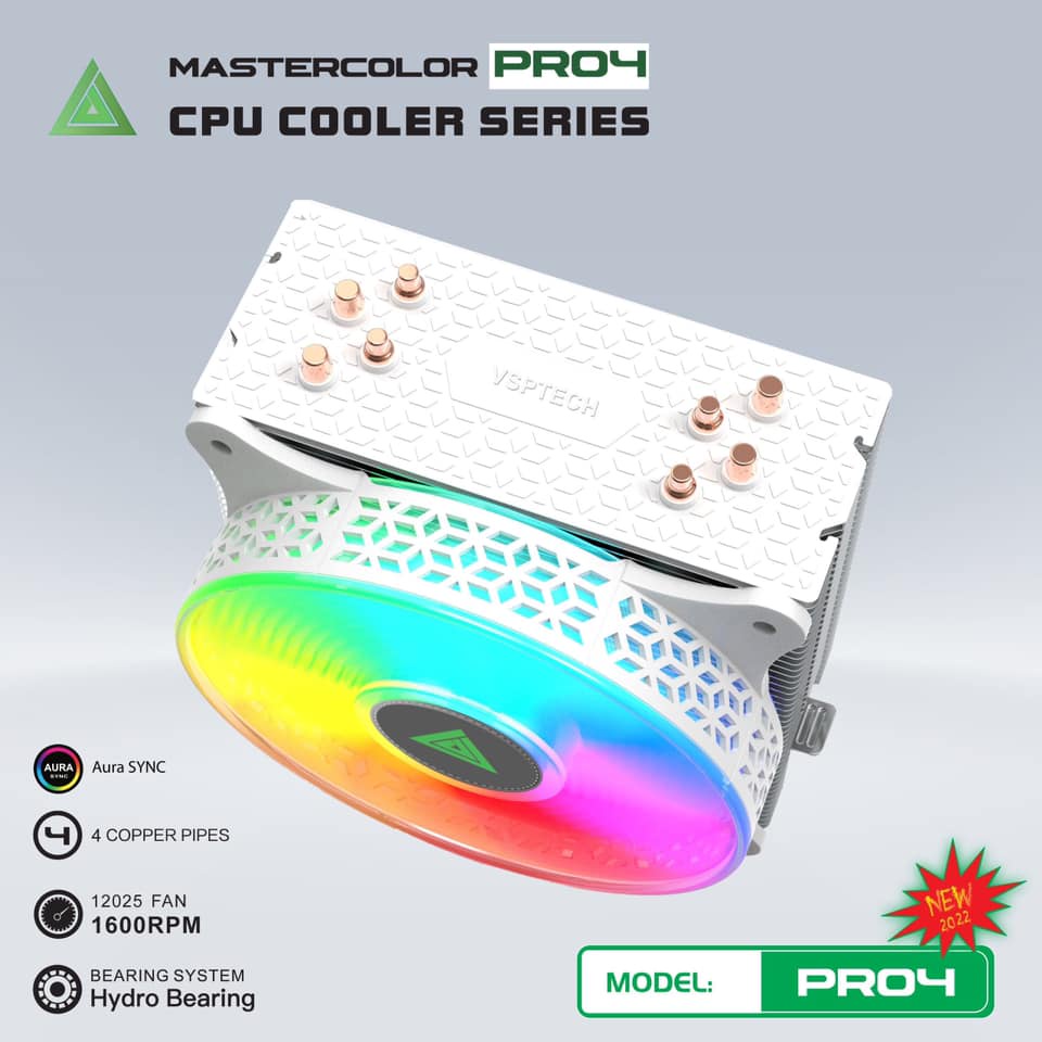 Giá siêu sốc FAN tản nhiệt CPU VSP COOLER PRO4 PR04 SIÊU MÁT - gắn đa ...