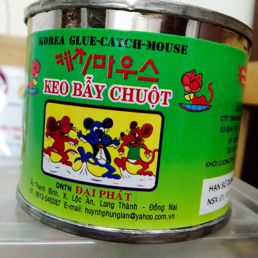 SET 2 hủ 140gram KEO BẪY CHUỘT ĐẠI PHÁT KOREA GLUE CATCH MOUSE | Shopee ...