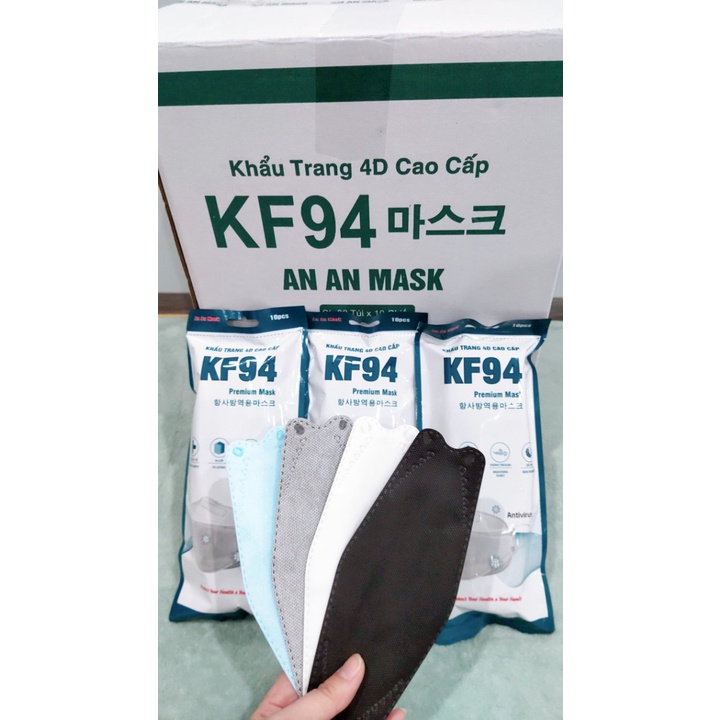 Khẩu Trang KF94 An An Mask 4D Cao Cấp Hàng Xuất | Shopee Việt Nam